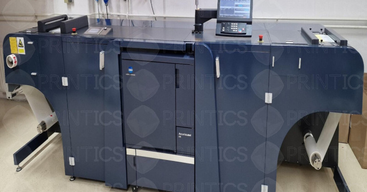 Pre-owned Label Printing And Converting Machines Konica Minolta ACCURIO ...